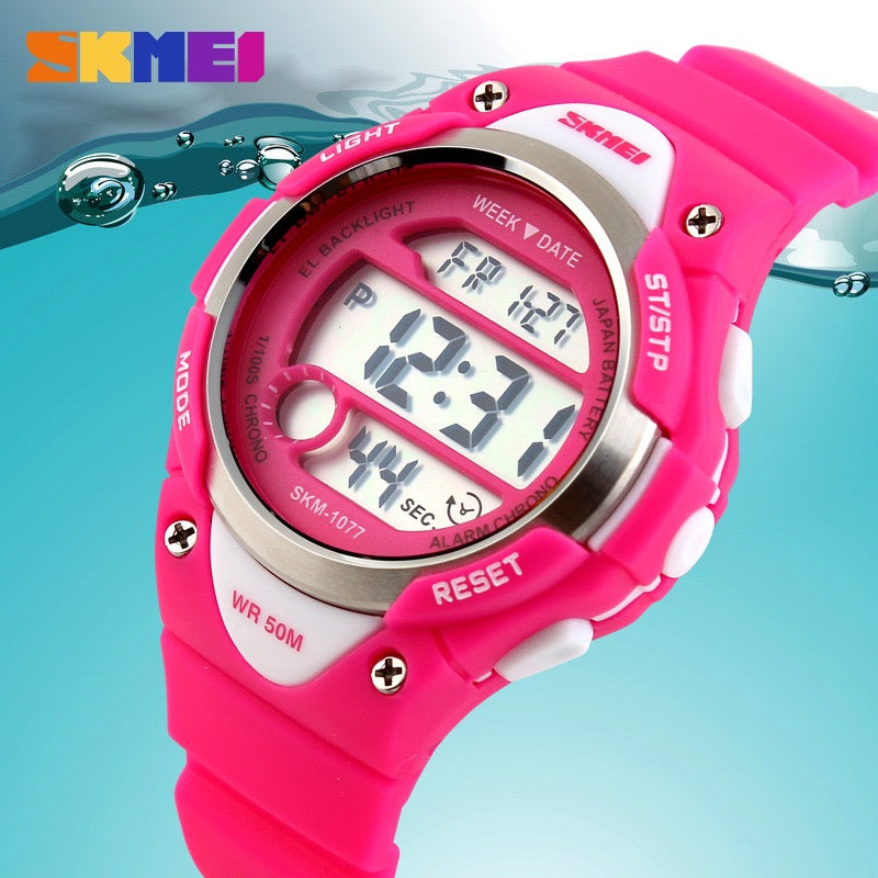 Girls Stylish Sporty Digital Watch – Kids Watches NZ